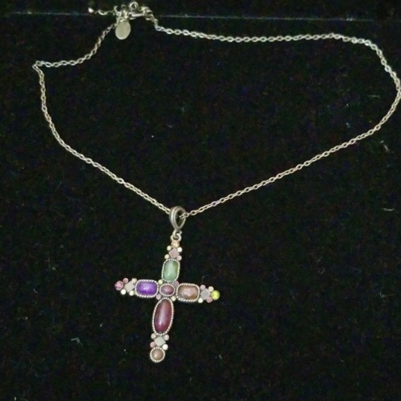 Premier Designs | Jewelry | Jeweled Cross Necklace By Premier Designs ...